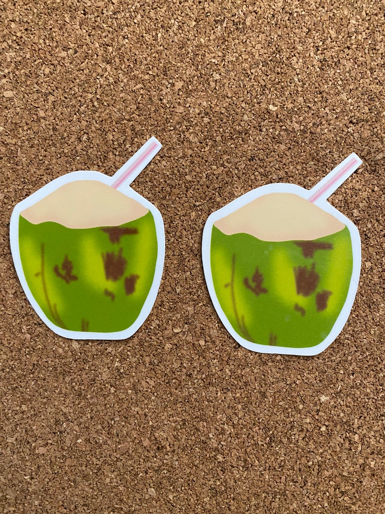 Coconut Sticker, Buko Sticker, Hydroflask Sticker, Philippines ...