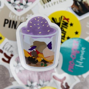 Halo Halo Sticker, Filipino Dessert, Pinoy Snack, Filipino Snack ...