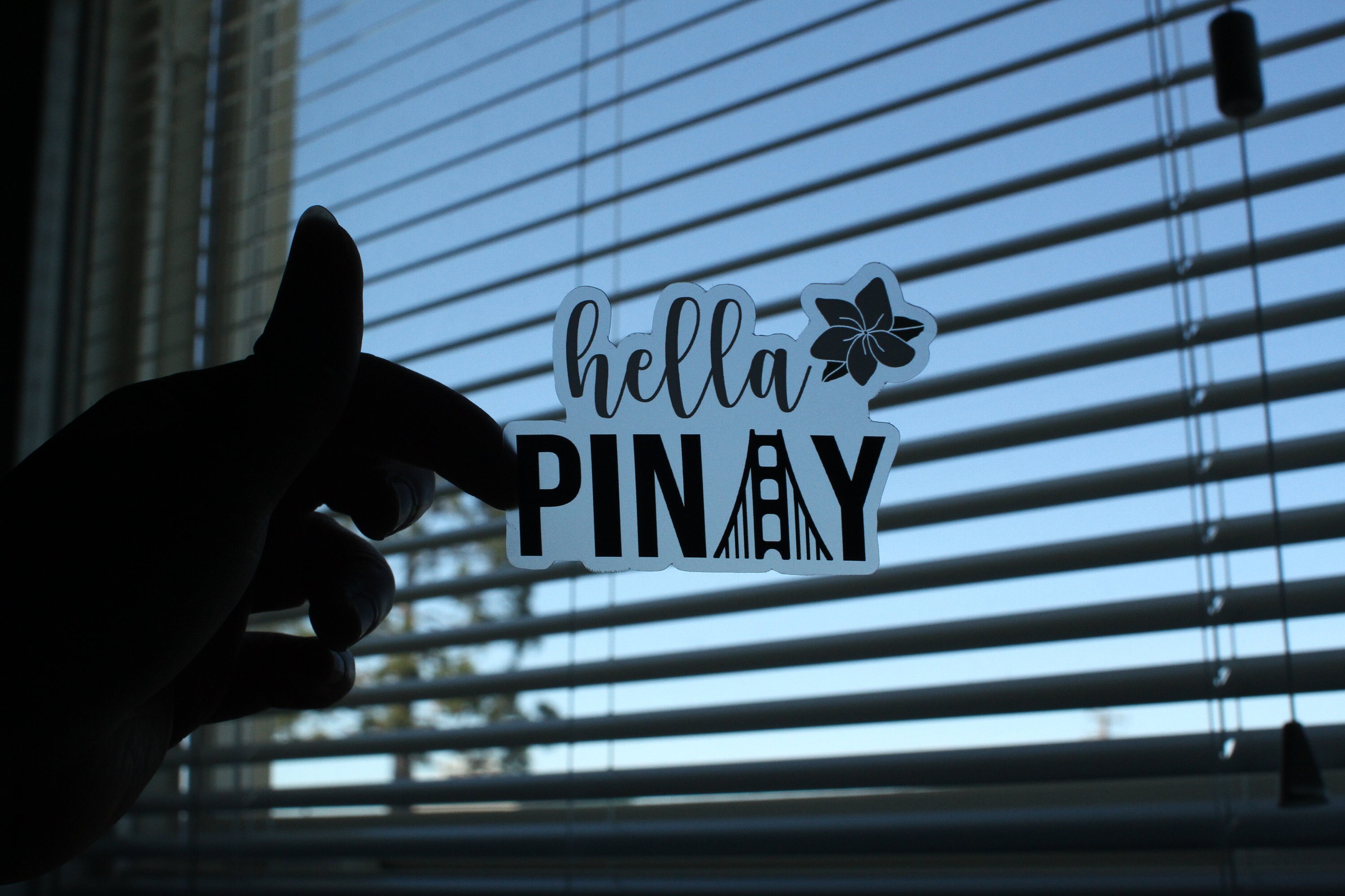Hella Pinay Sticker Hella Pinay Clear Sticker Filipino - Etsy