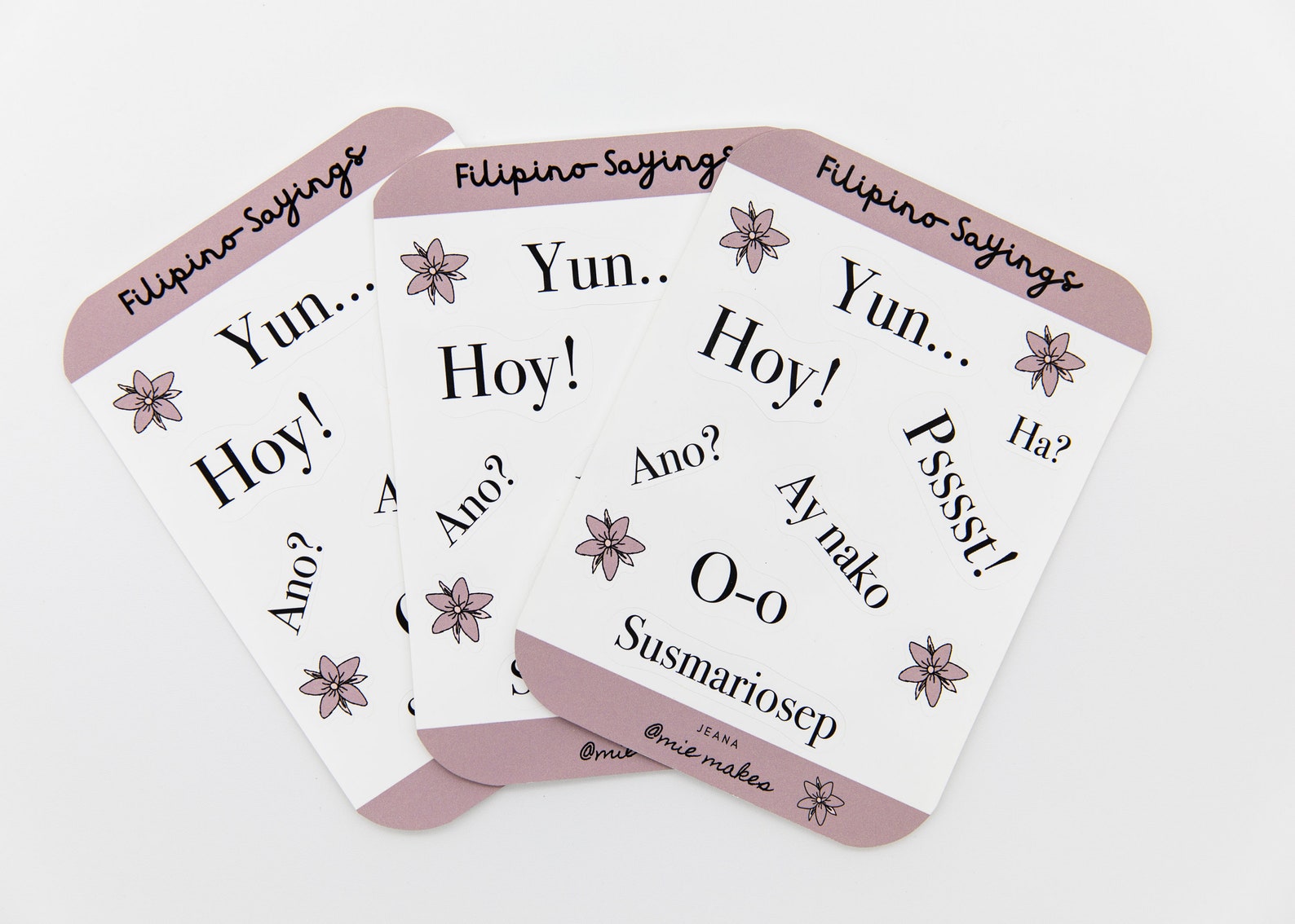 Filipino Sayings Sticker Sheet Filipino Philippines Funny - Etsy
