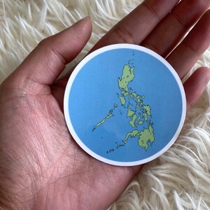 Philippines Map Sticker, Philippines Sticker, Philippines, Filipino ...