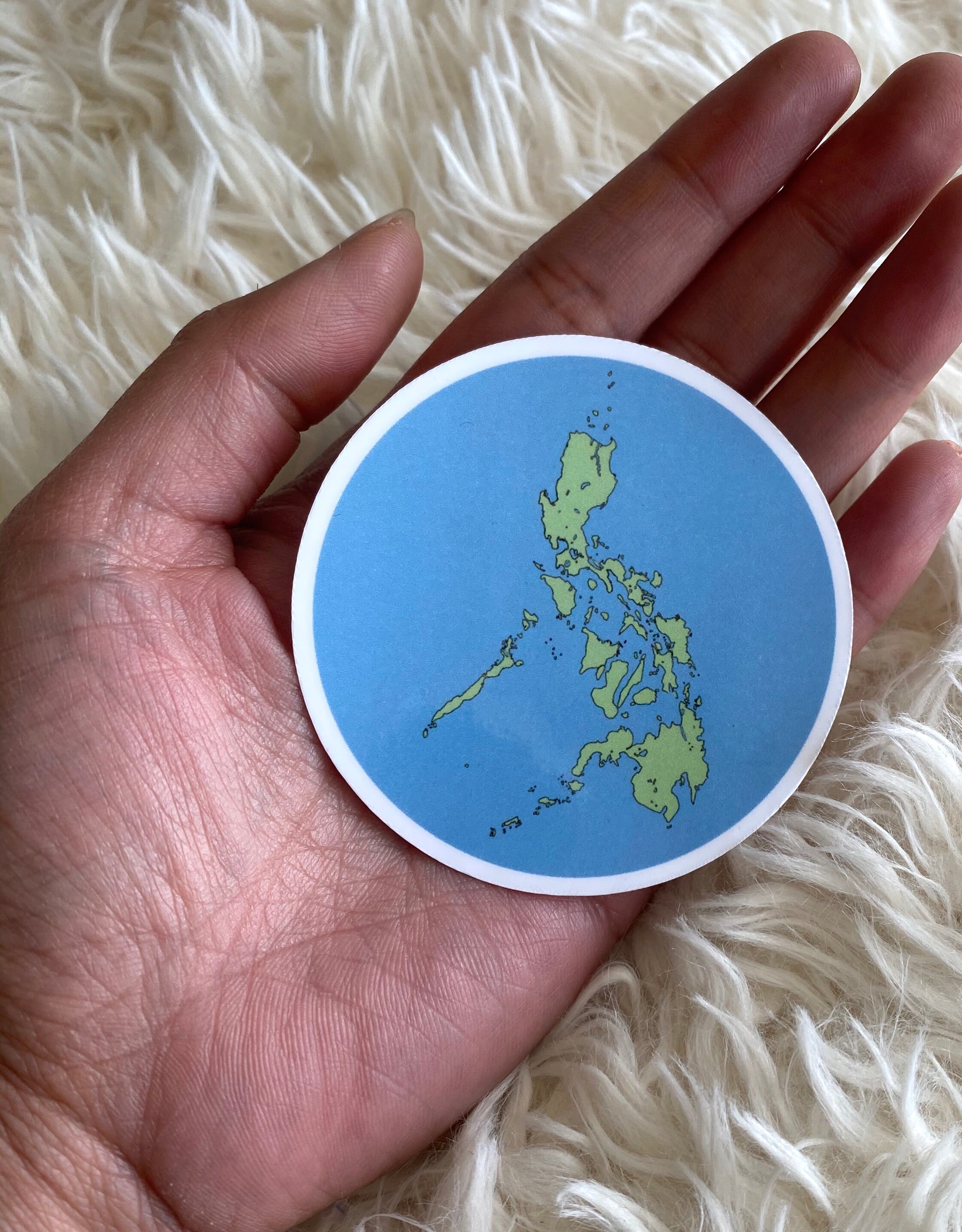 Philippines Map Sticker Philippines Sticker Philippines | Etsy