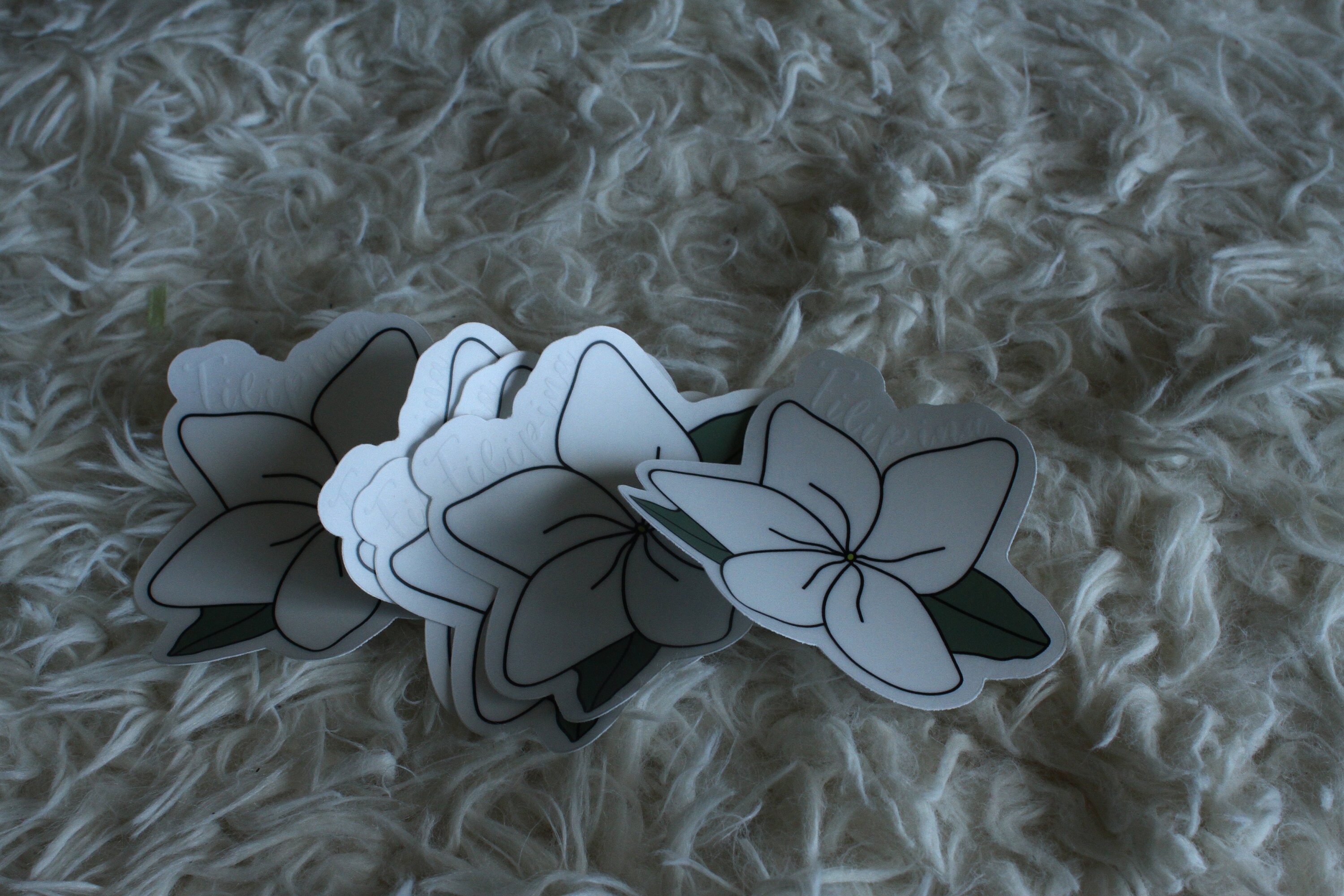 Filipina Sticker Clear Sticker Sampaguita Sticker Filipino | Etsy