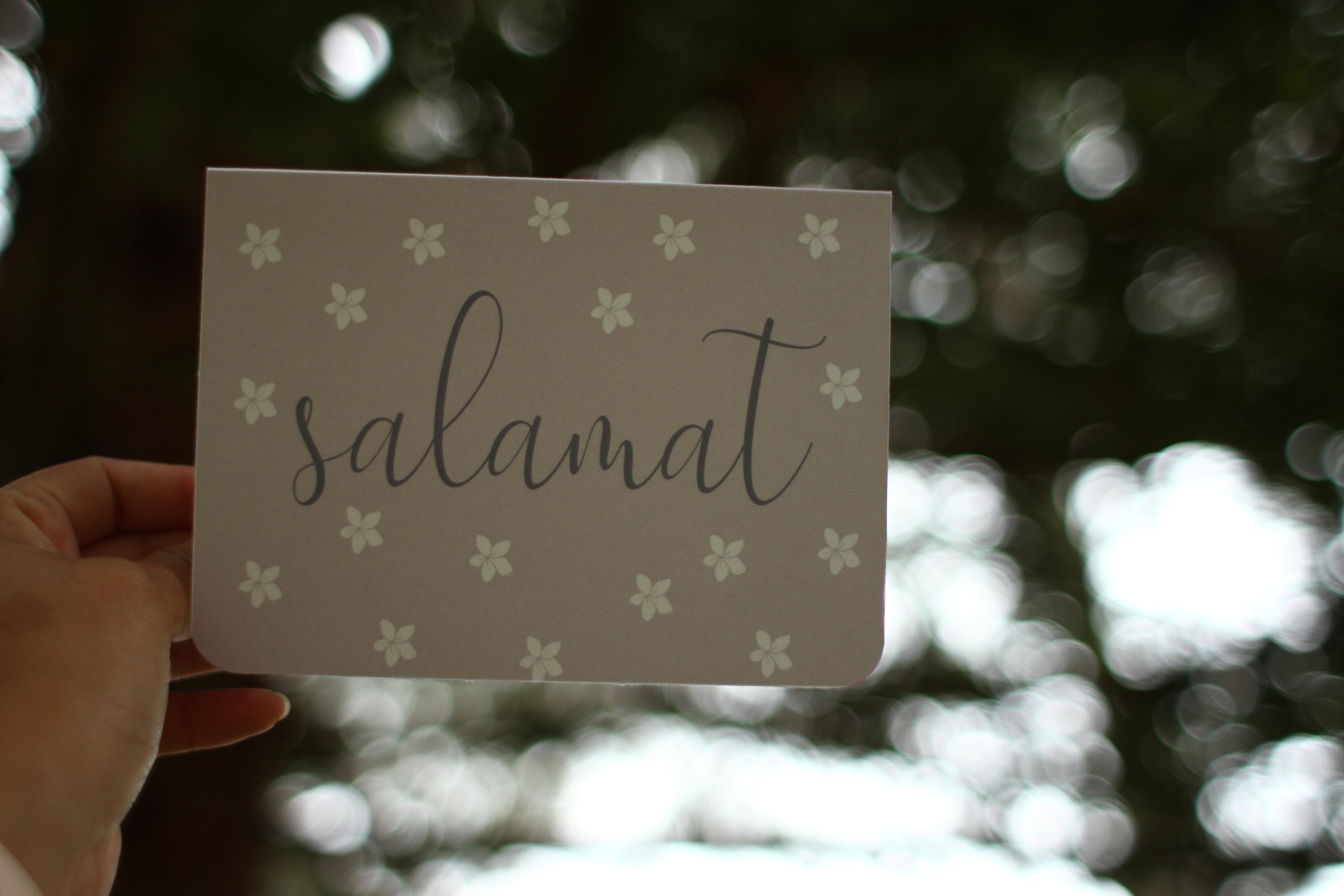 Filipino Greeting Card Salamat Greeting Card Mabuhay - Etsy