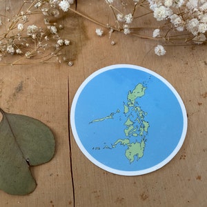 Philippines Map Sticker, Philippines Sticker, Philippines, Filipino ...