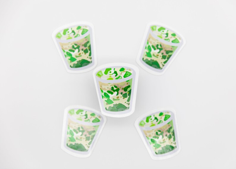Buko Pandan Sticker Buko Pandan Salad Coconut Sticker - Etsy