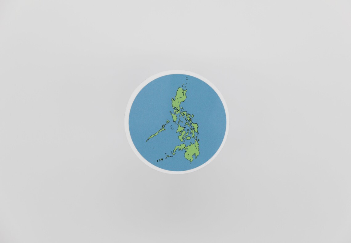 Philippines Map Sticker Philippines Sticker Philippines - Etsy