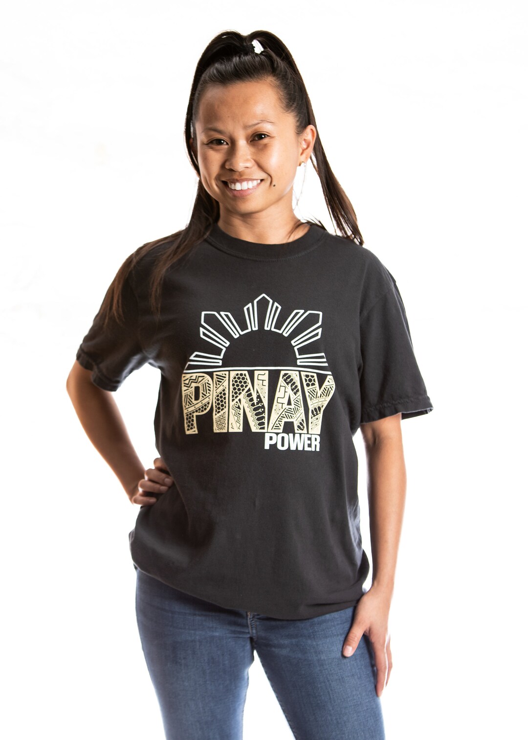 Pinay Power T-shirt , Filipina T-shirt, Pinay T-shirt, Tribal Black T-shirt, Filipina Apparels ...