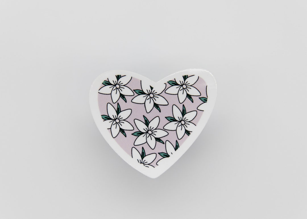 Sampaguitas, Sampaguita Sticker, Heart Sticker Filipino Sticker, Floral ...