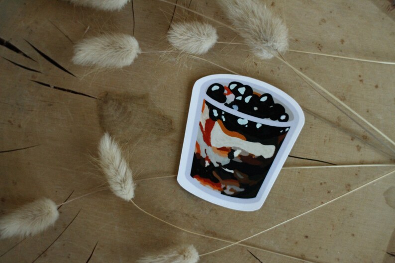 Taho Sticker, Filipino Taho, Taho Dessert, Filipino Sticker ...