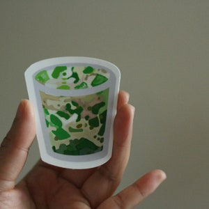 Buko Pandan Sticker, Buko Pandan Salad, Coconut Sticker, Filipino ...