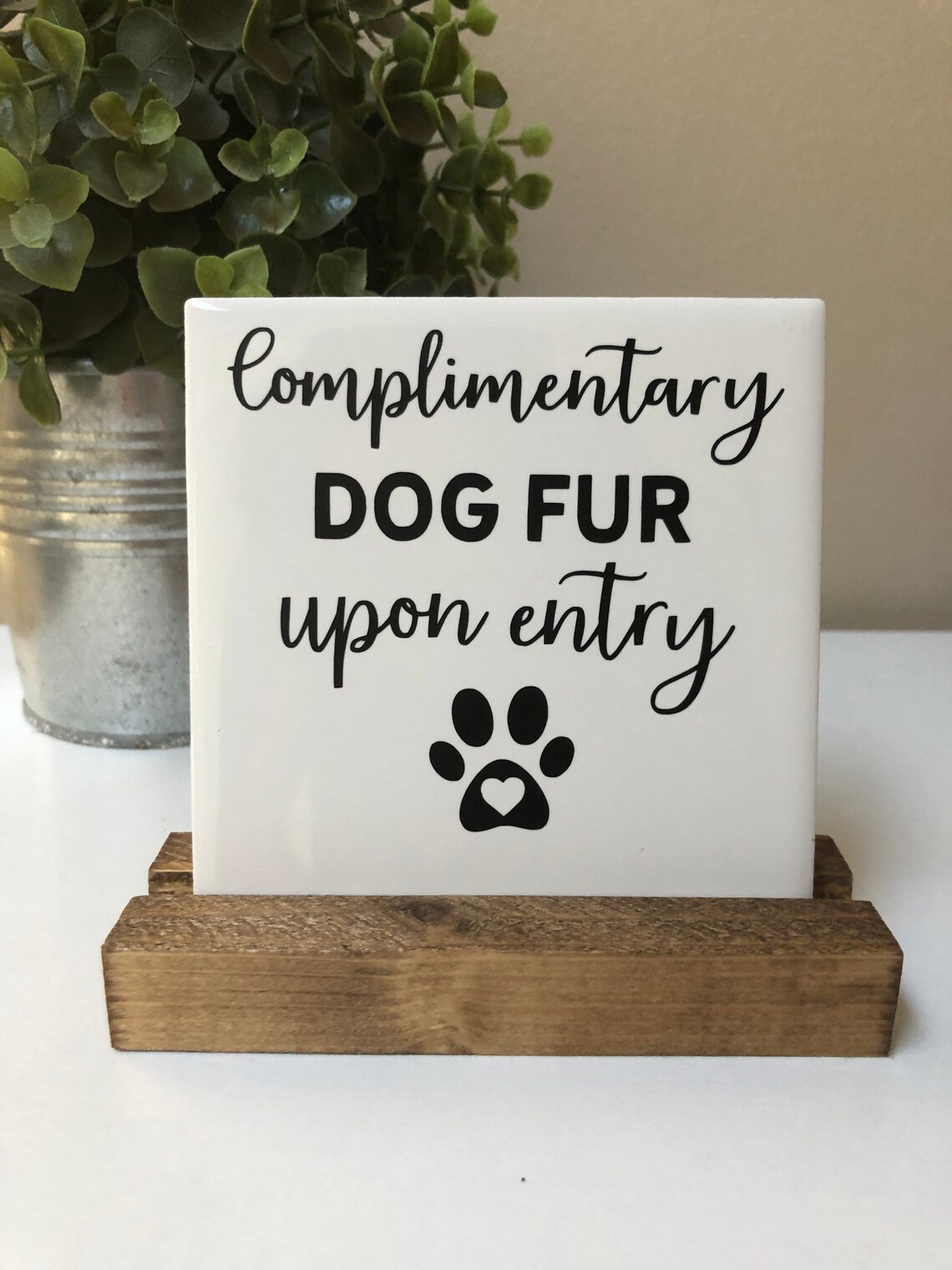 Dog Hair Sign Dog Decor for Dog Room Funny Farmhouse Sign - Etsy