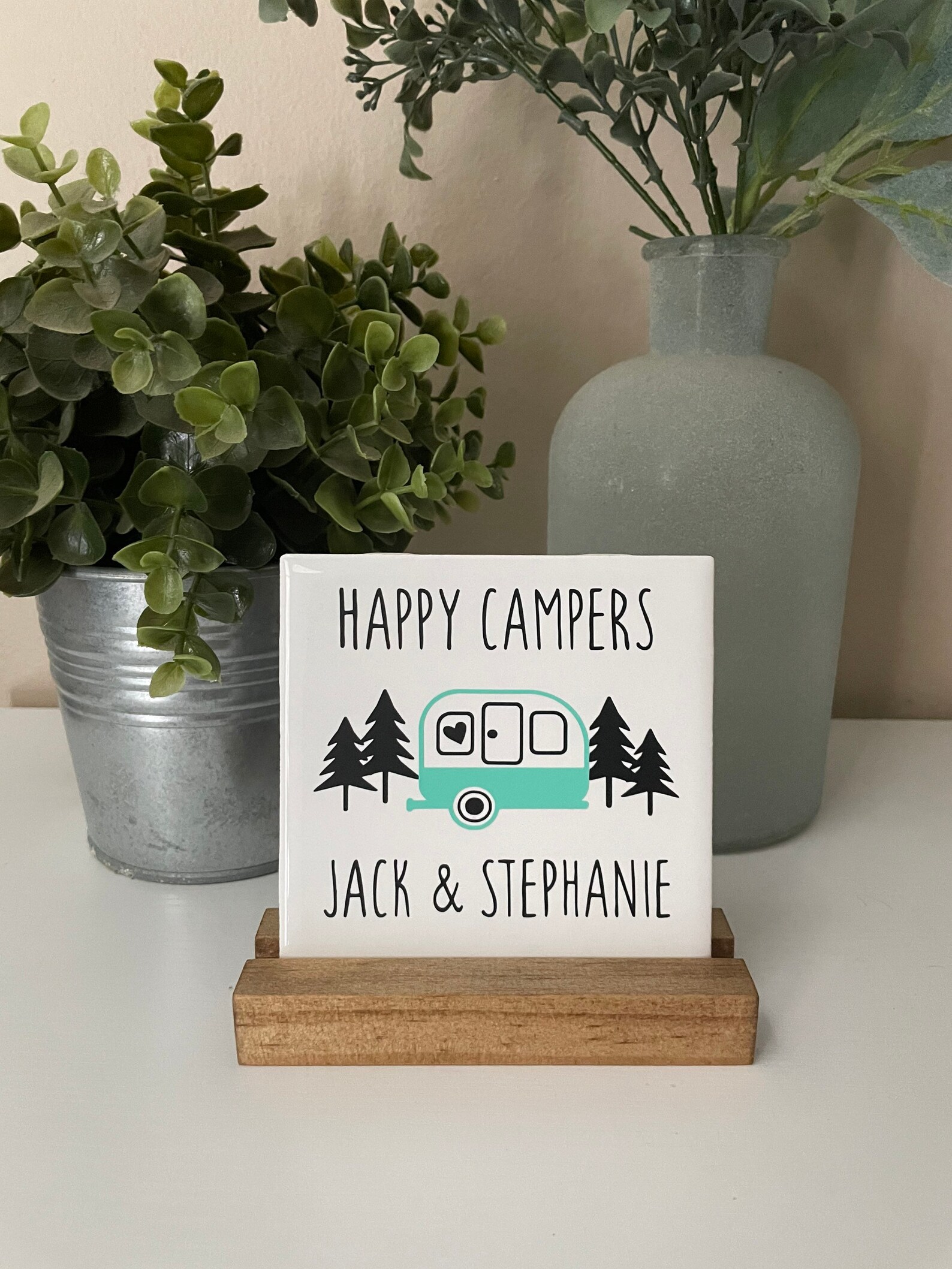 Happy Camper Sign Camper Decor Farmhouse Camper Sign RV - Etsy