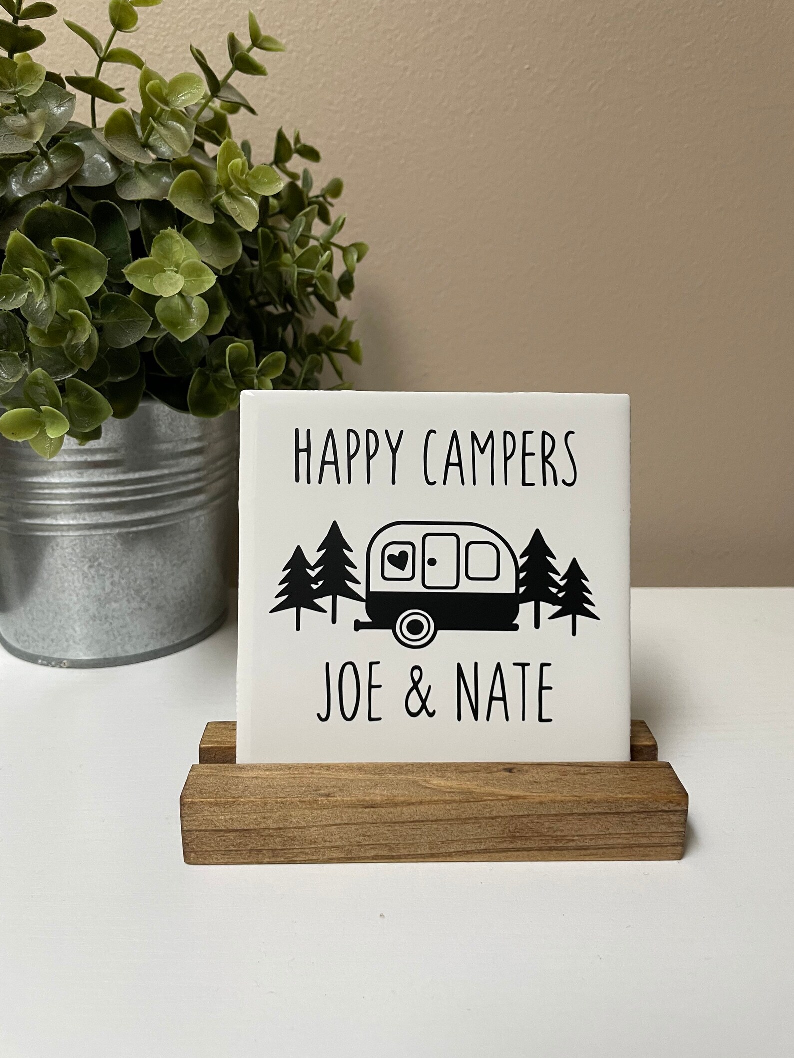 Happy Camper Sign Camper Decor Farmhouse Camper Sign RV | Etsy