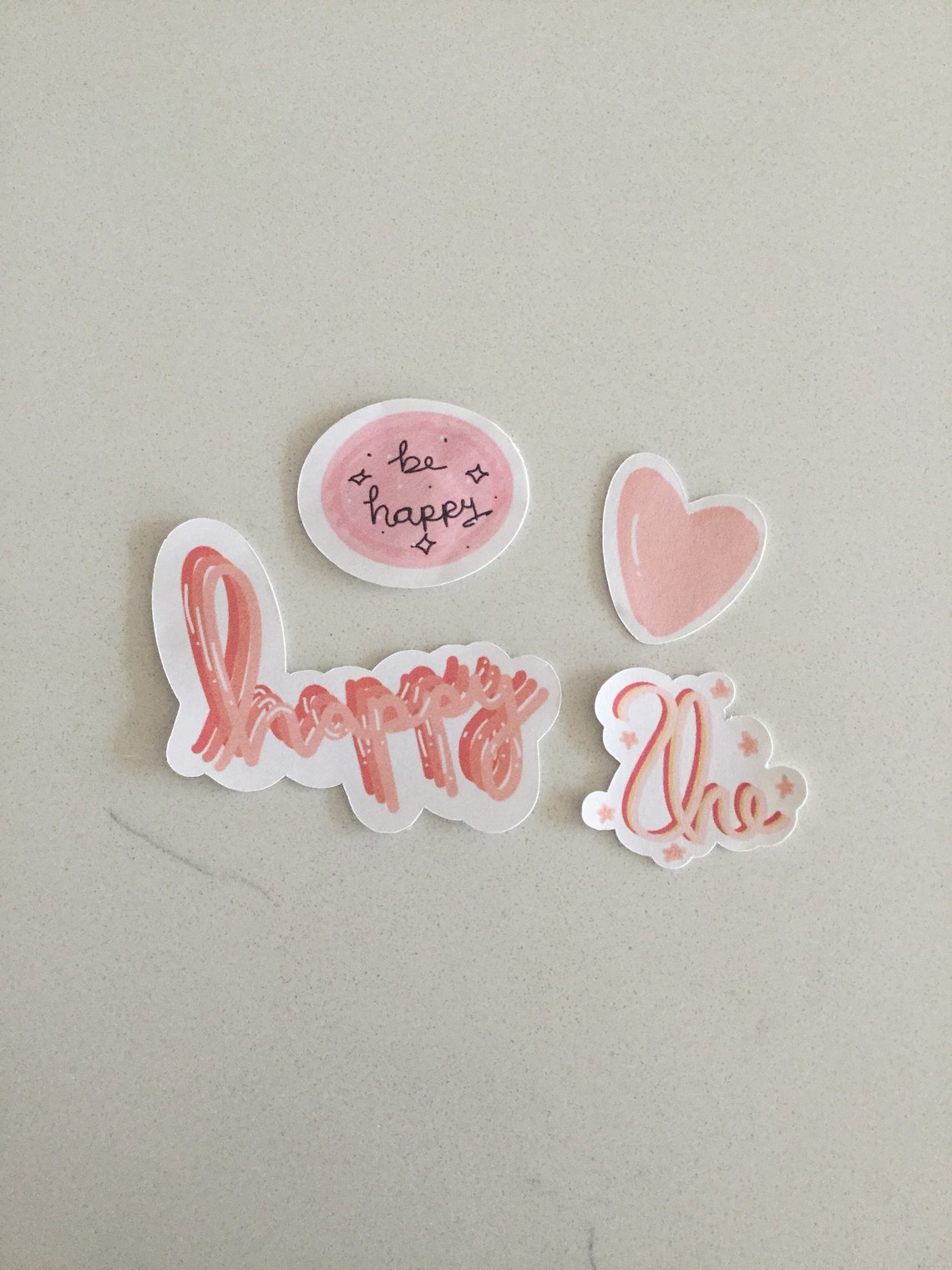 Pink Stickers - Etsy