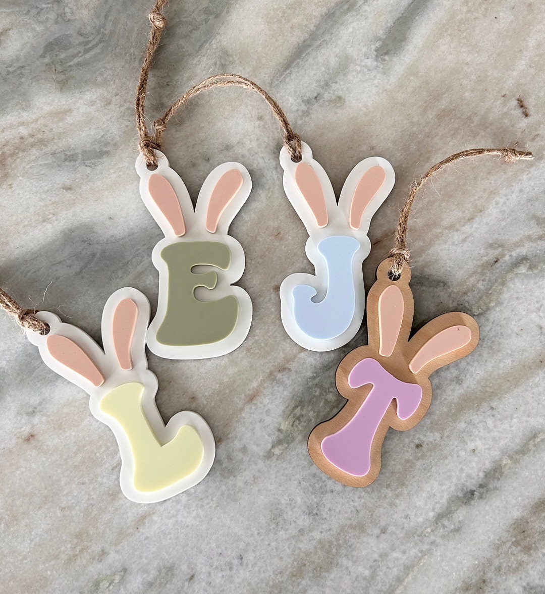 Personalized Easter Basket Tags | Easter Bunny Tags | Baby Easter ...