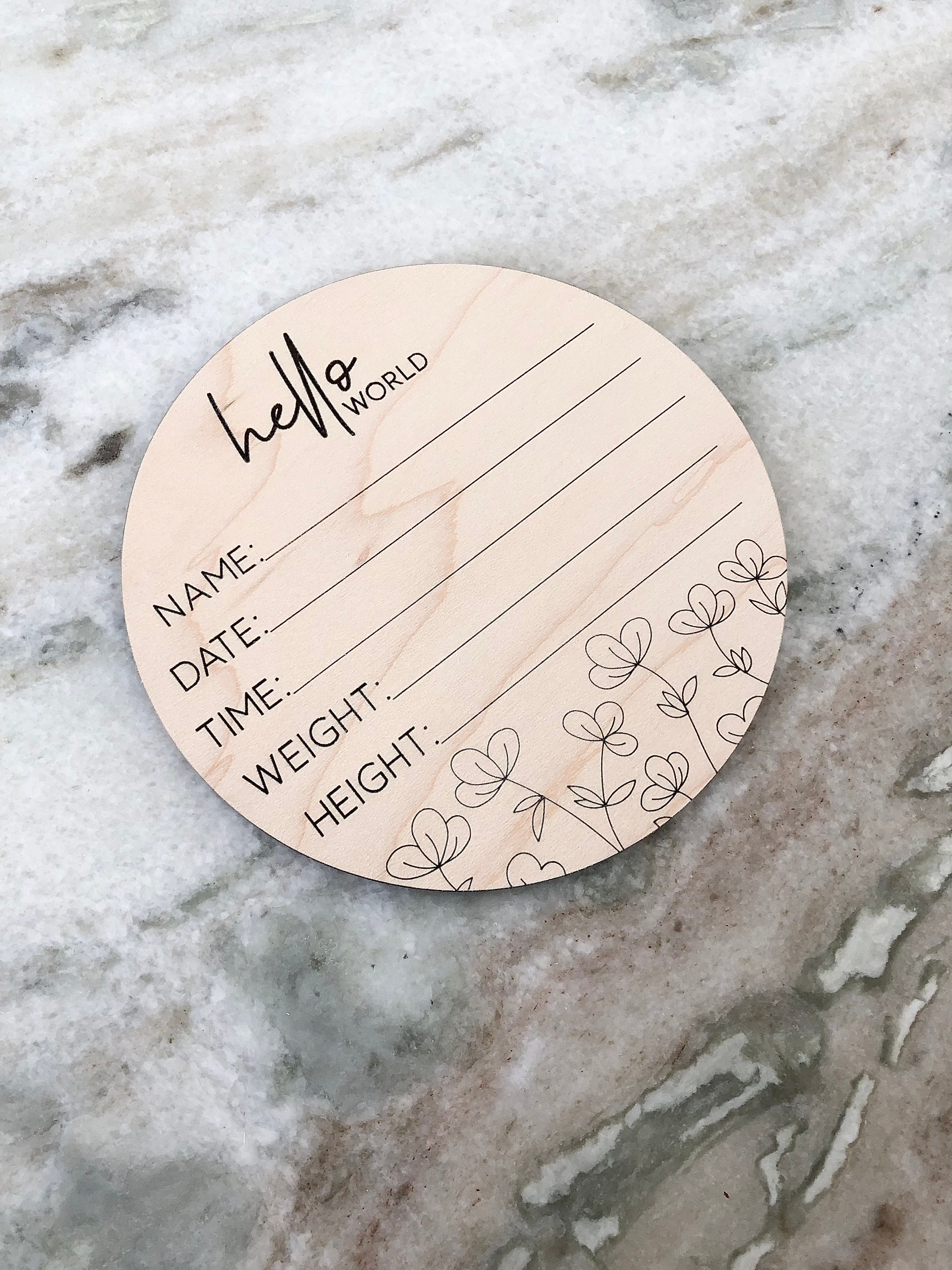 New Baby Sign Custom Wood Sign Birth Stats Sign Baby - Etsy