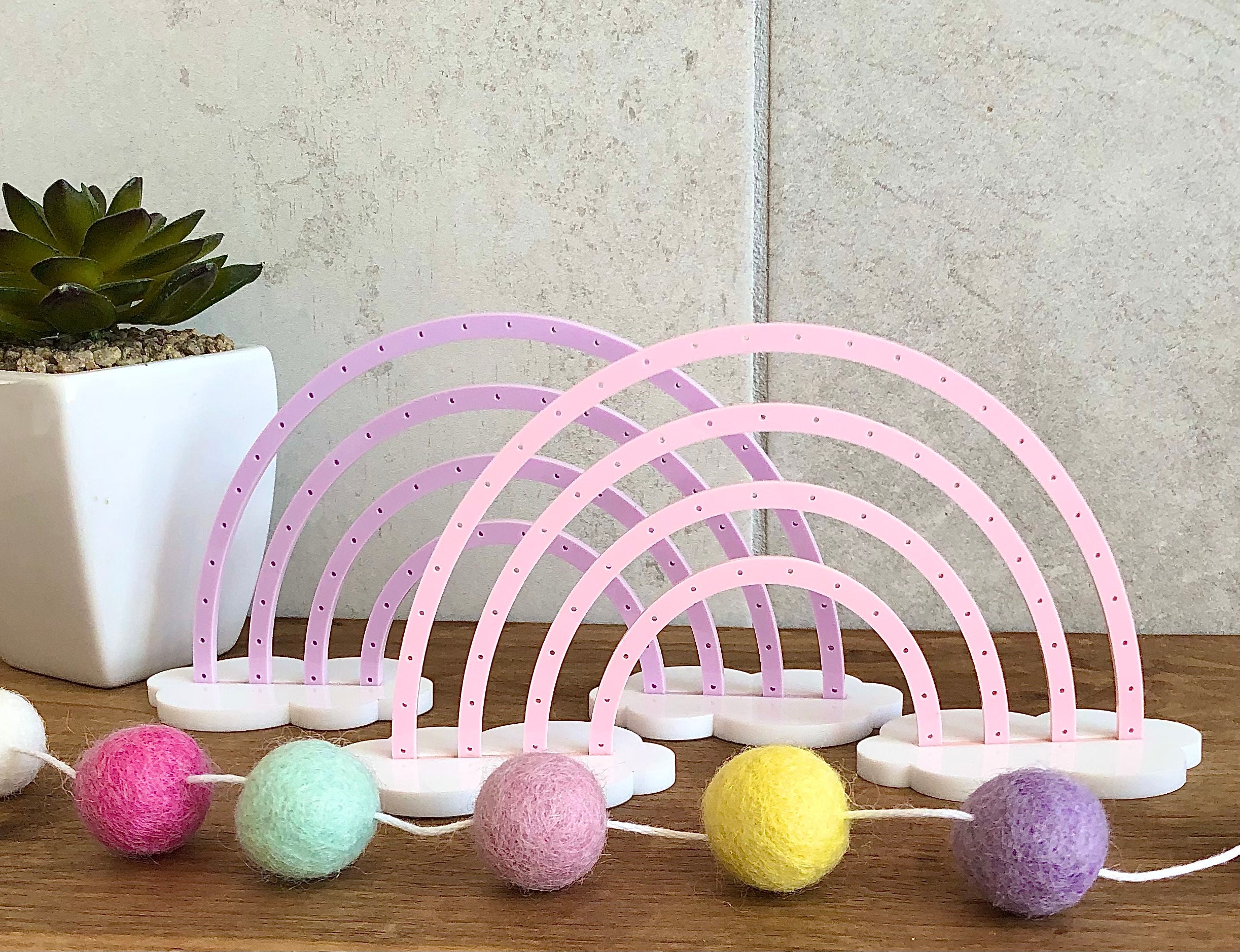 Colored Rainbow Earring Stand Little Girl Earring Holder - Etsy Australia
