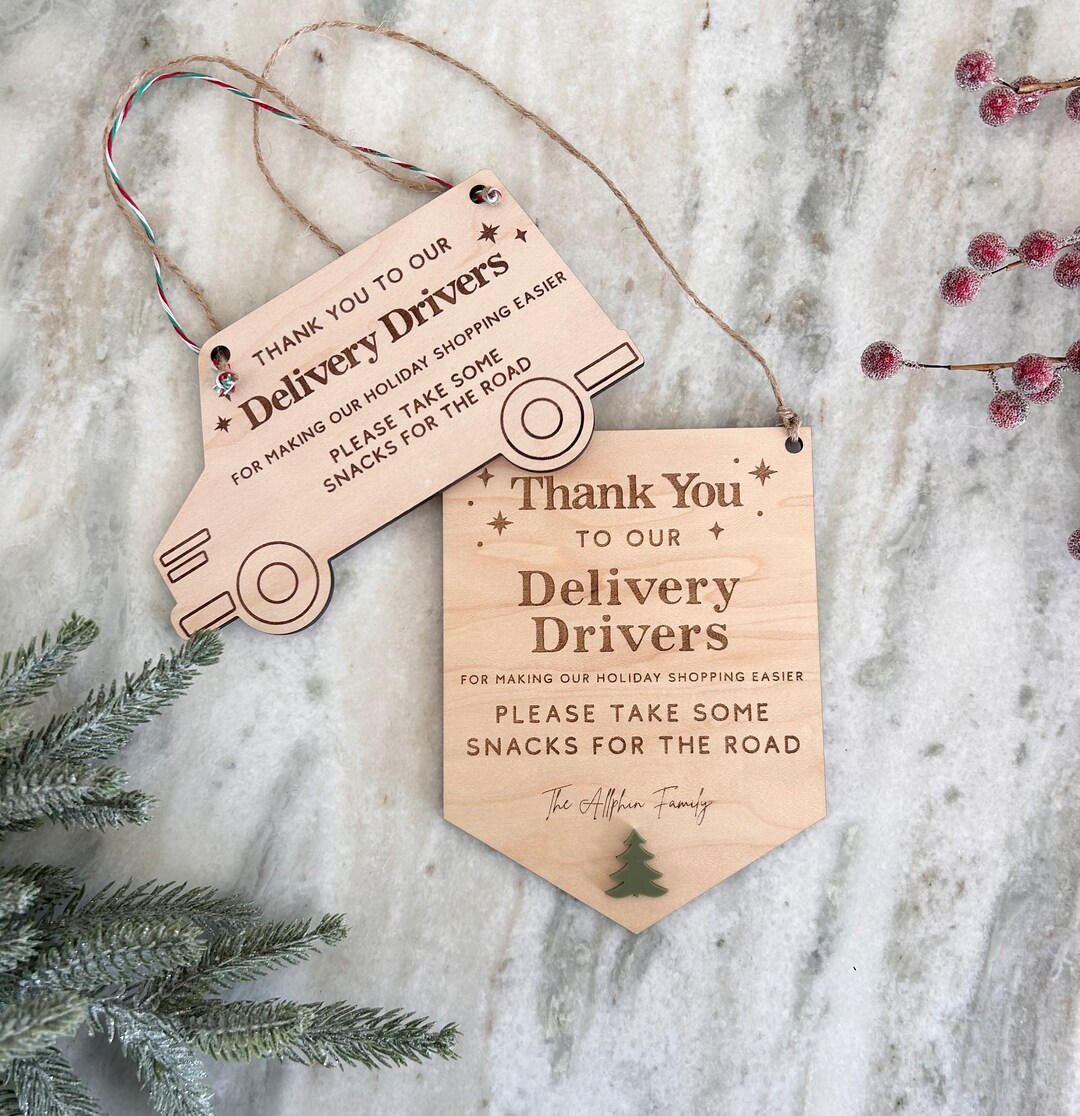 Front Porch Delivery Driver Sign | Thank You Delivery Drivers | Front ...