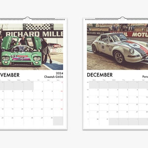 Classic Racing Cars 2024 Calendar Light Version Vintage Race Cars From ...