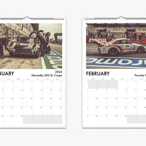 Classic Racing Cars 2024 Calendar Light Version Vintage Race Cars From ...