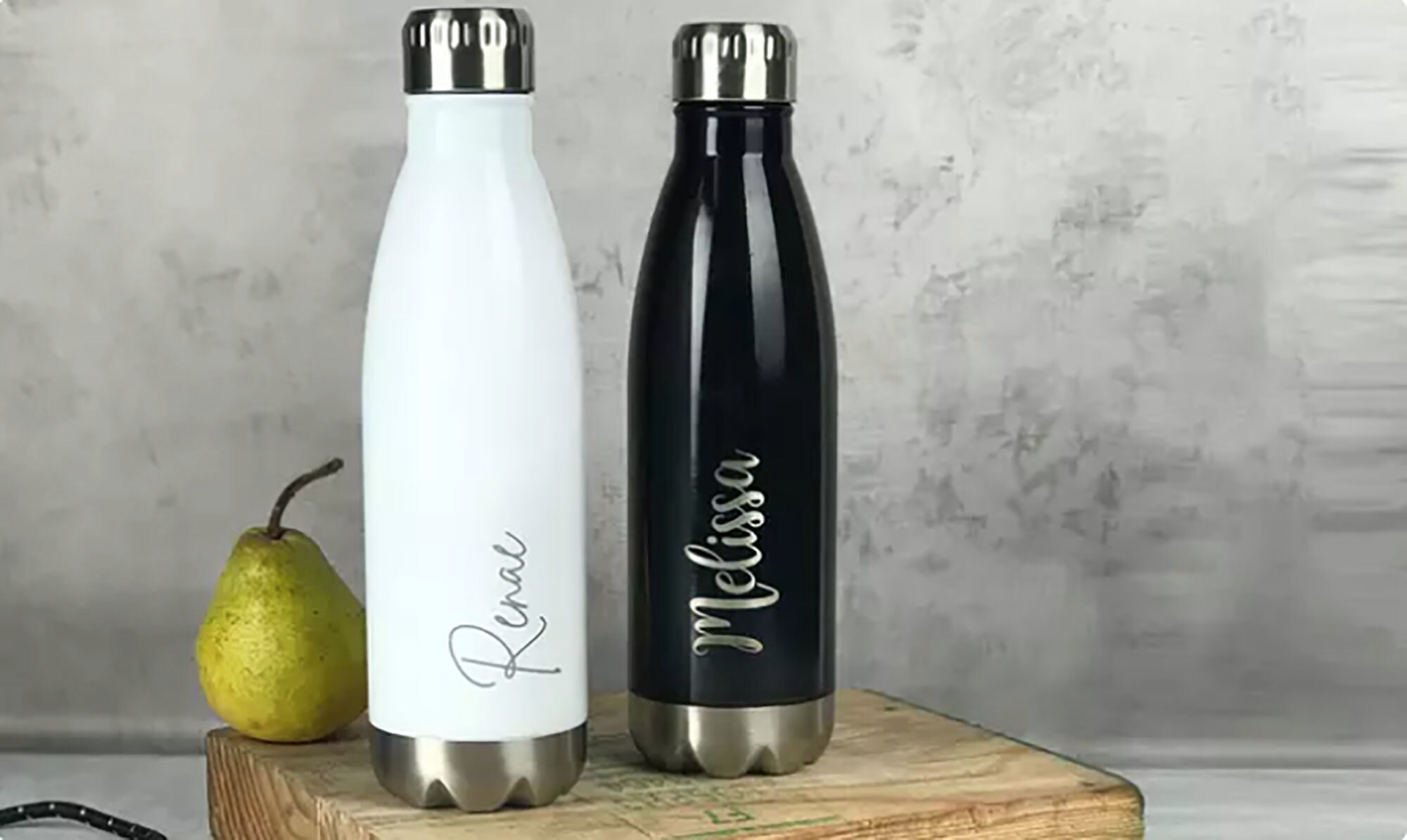 Customised Bottles for Gift 700ml Engraved Stainless steel drink bottle ...