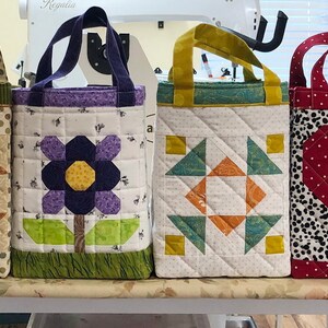 PDF Quilted Lunch Bag Tote Pattern - Etsy