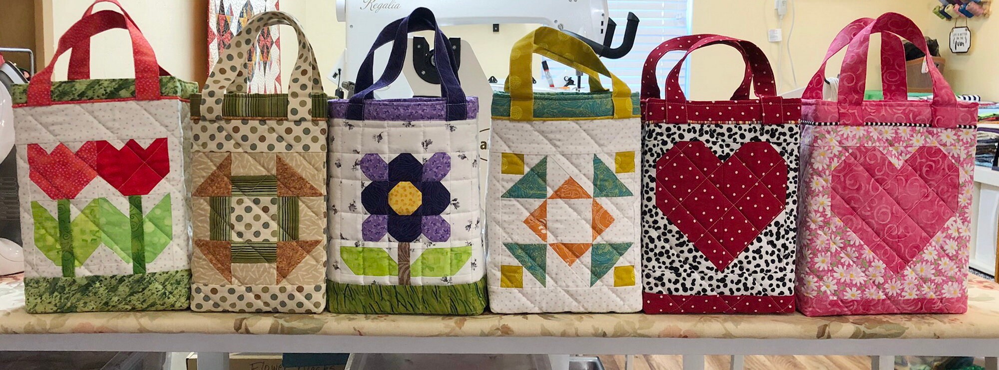 PDF Quilted Lunch Bag Tote Pattern - Etsy