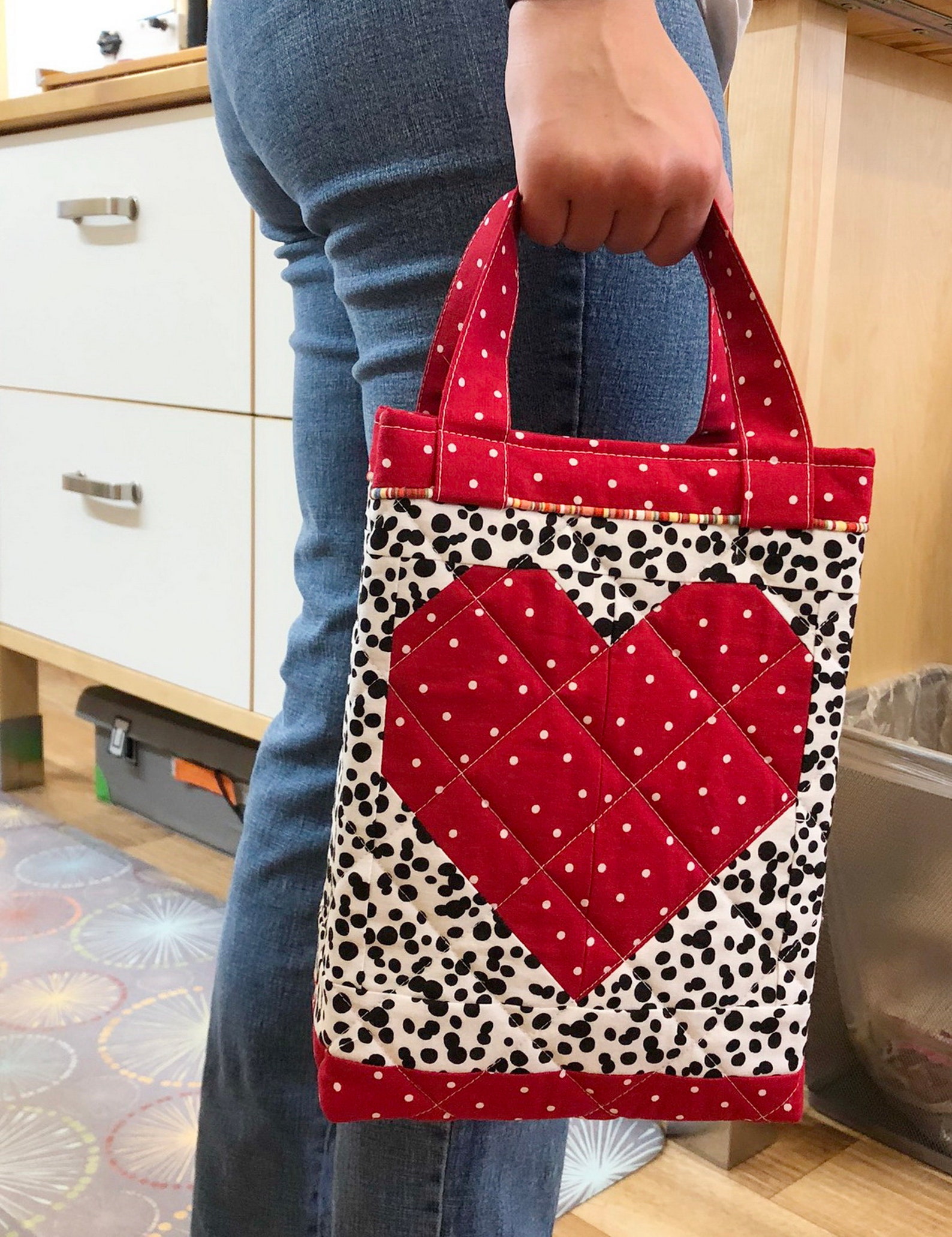 PDF Quilted Lunch Bag Tote Pattern - Etsy