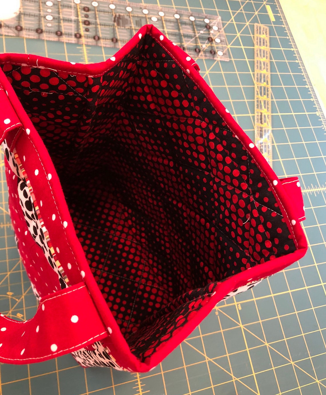 PDF Quilted Lunch Bag Tote Pattern - Etsy