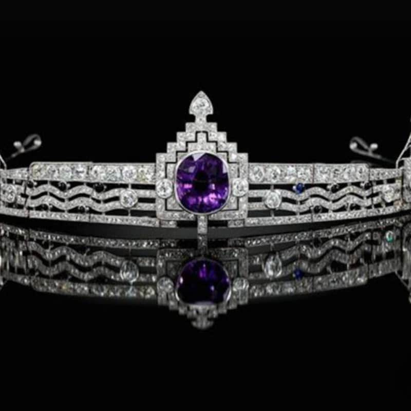 Amethyst Tiara - Etsy