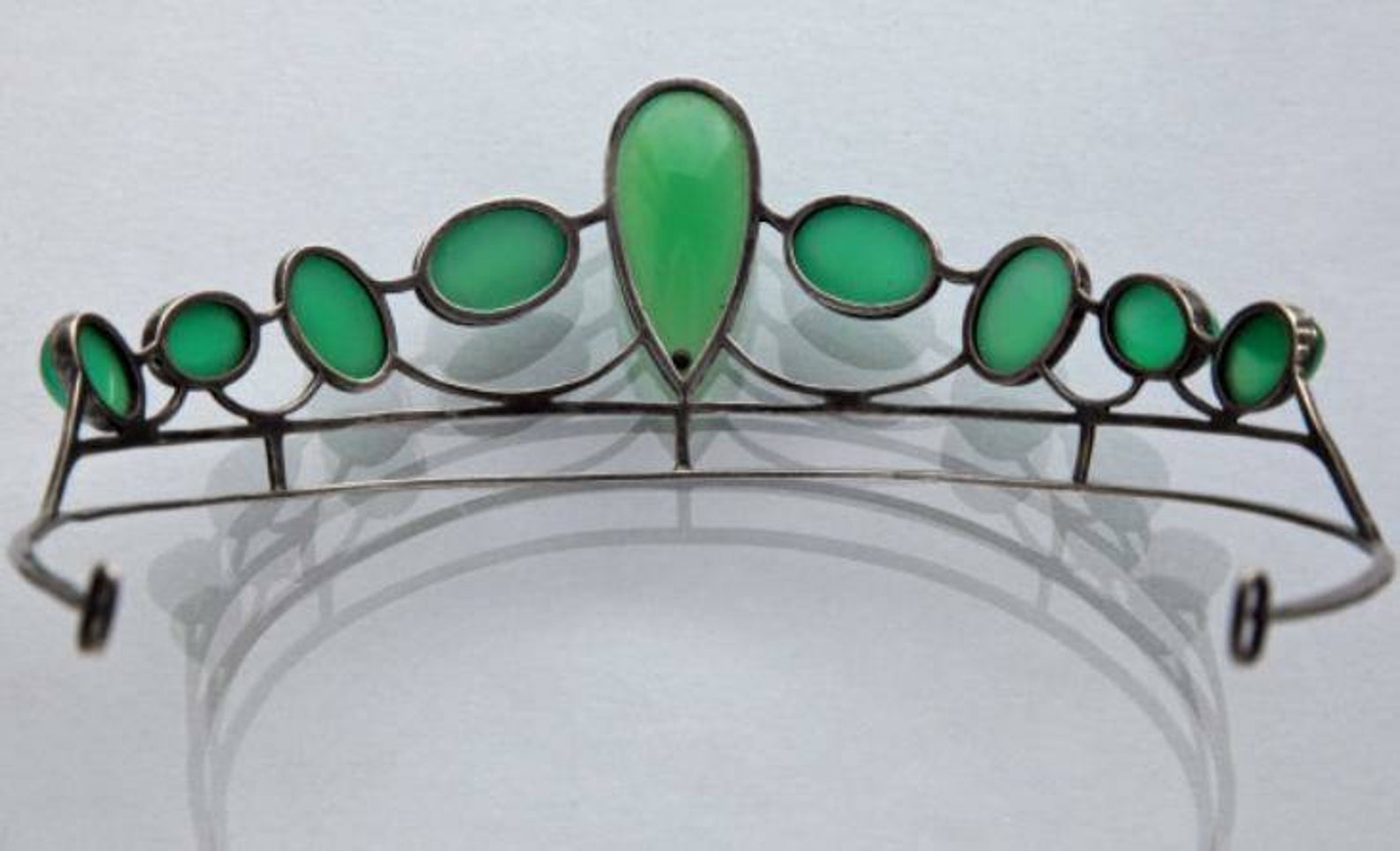 Antique Emerald Tiaras Silver Purity 925 Handmade Tiarascrown Etsy