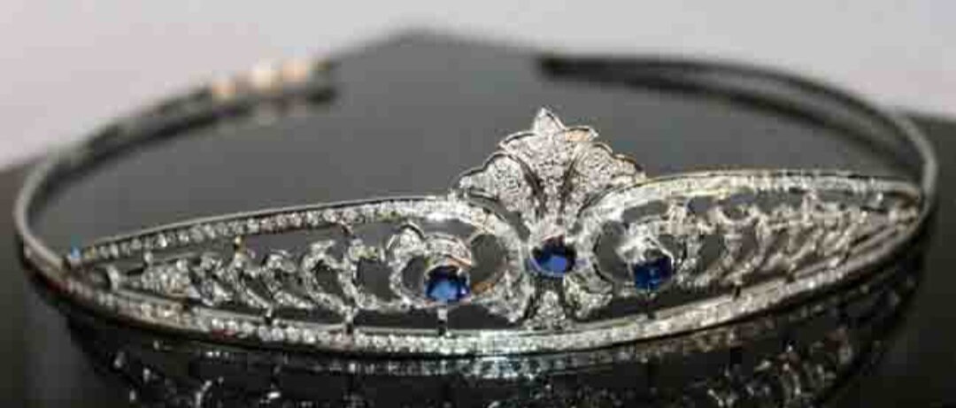 Historic Look American Diamond Tiaras, 15.25ct Diamond, Silver Purity ...