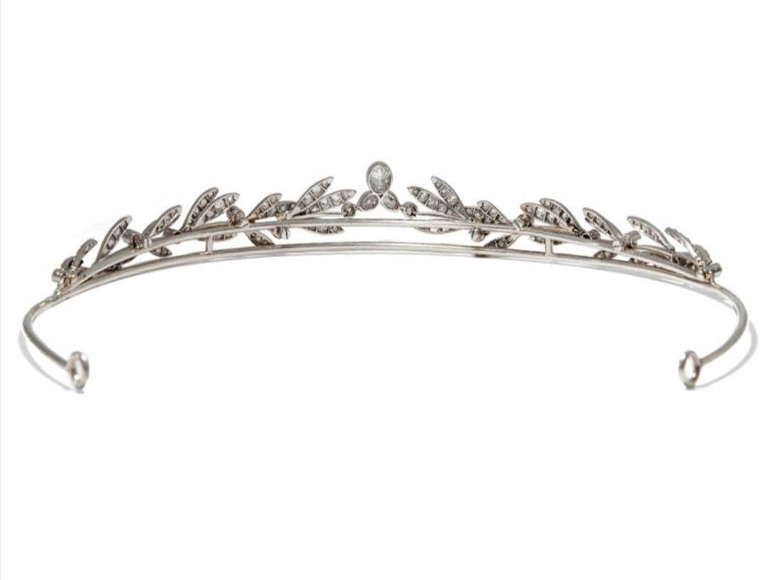 American Diamond Tiaras, 9.25ct Diamond, Silver Purity 92.5 ,handmade ...