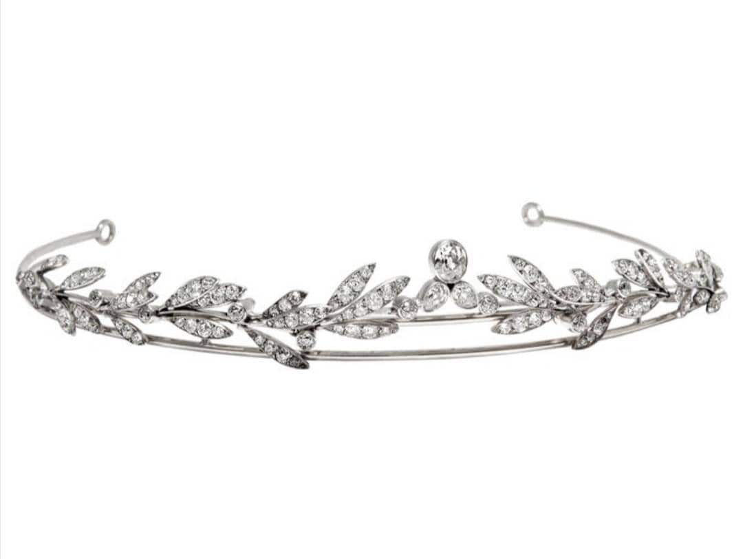 American Diamond Tiaras, 9.25ct Diamond, Silver Purity 92.5 ,handmade ...