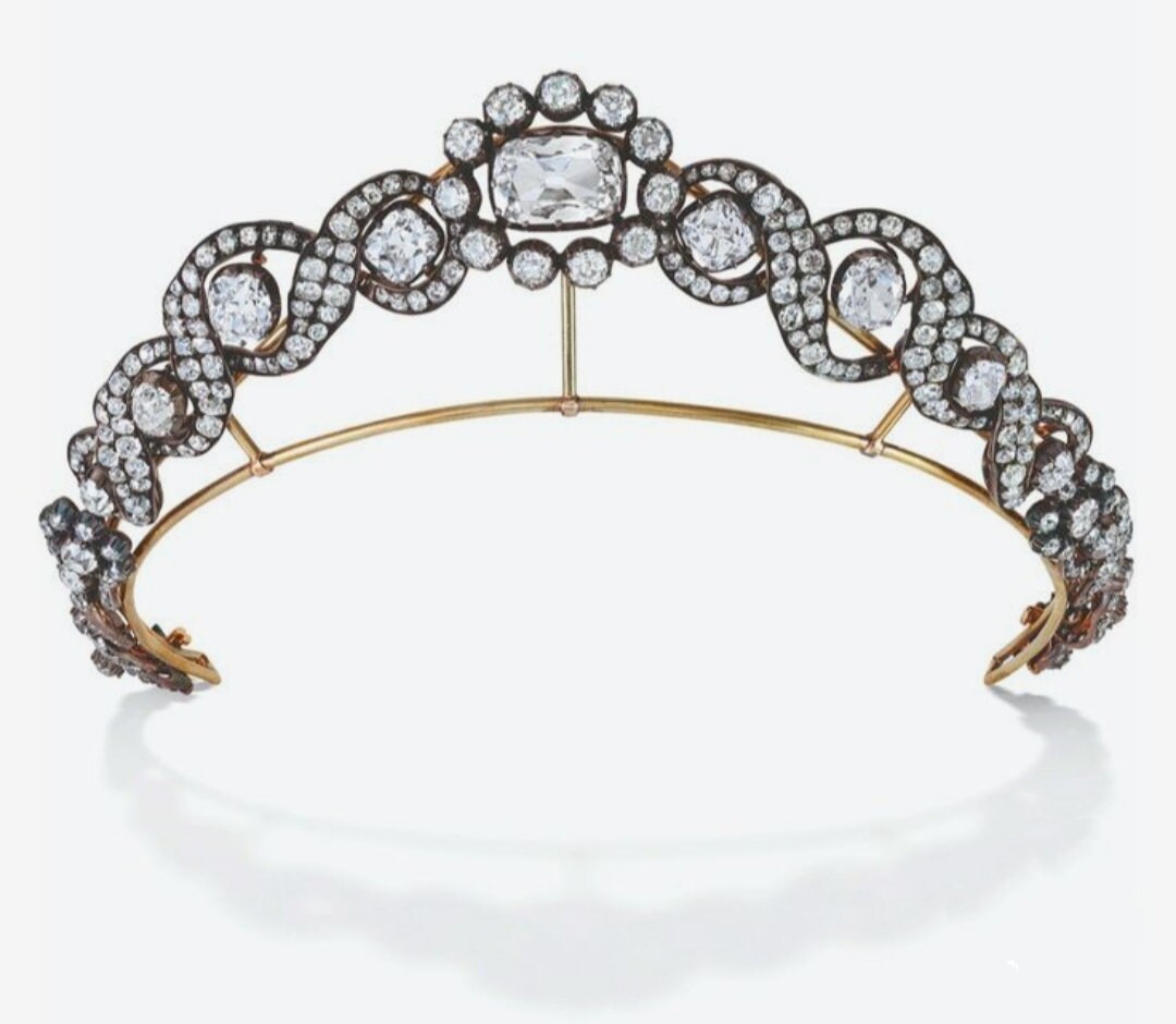 Victorian American Diamond Tiaras Silver Purity 92.5 - Etsy