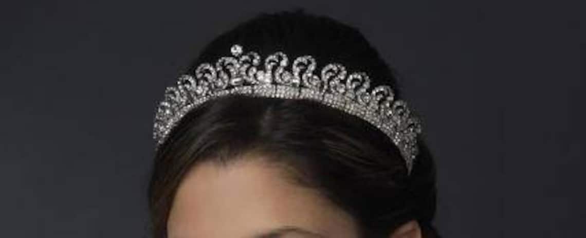 Victorian American Diamond Tiaras 29.02ct Diamond Silver - Etsy