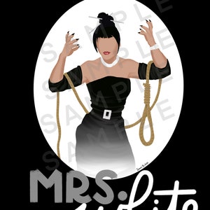 Mrs. White - CLUE Character Cards - Digital Artwork Download Files - Etsy