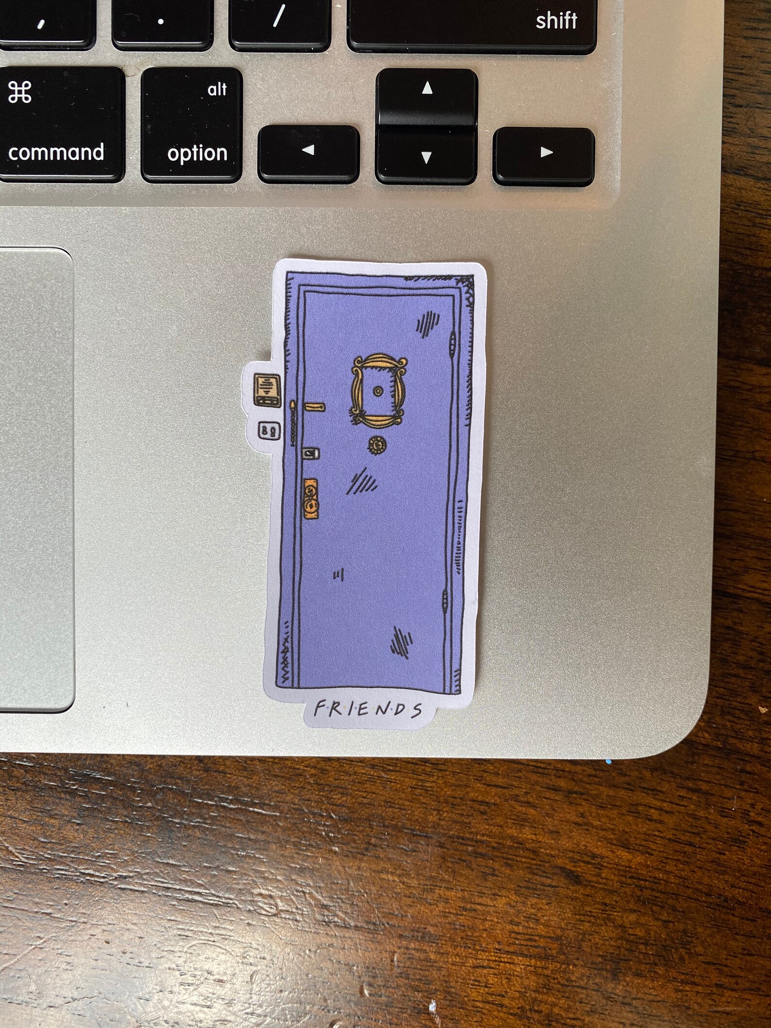 Friends Friends Sticker Purple Door Matte Vsco | Etsy