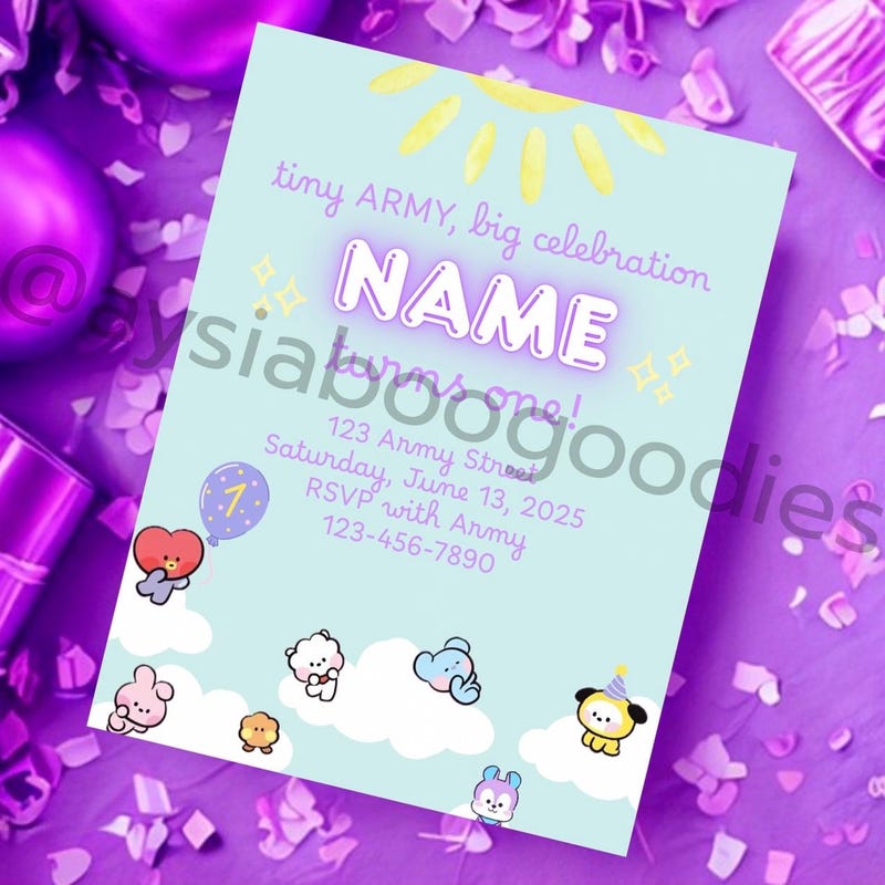 Bt21 Birthday - Etsy
