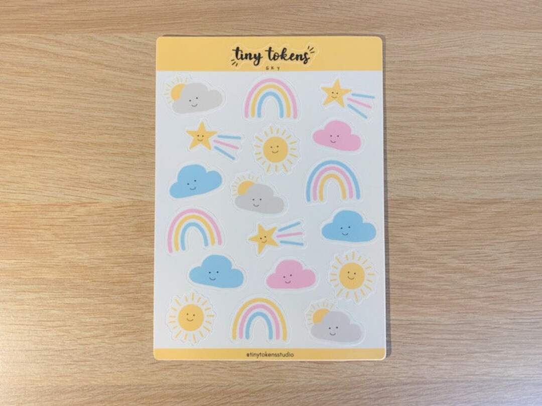Sky Sticker Sheet - Etsy
