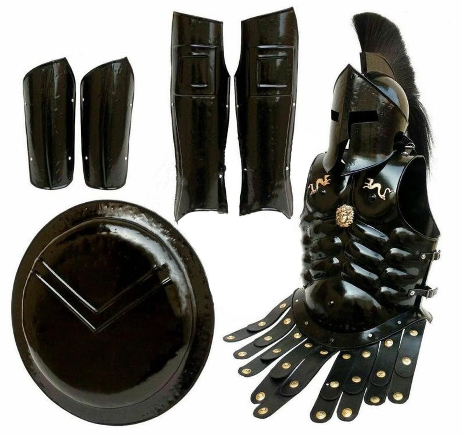 Great King Leonidas Full Armor Set / Spartan Shield / Spartan - Etsy Canada