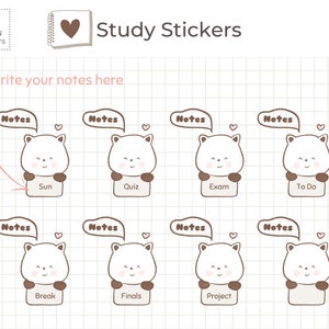 Goodnotes Stickers, Planner Stickers, Pre-cropped Stickers, iPad ...