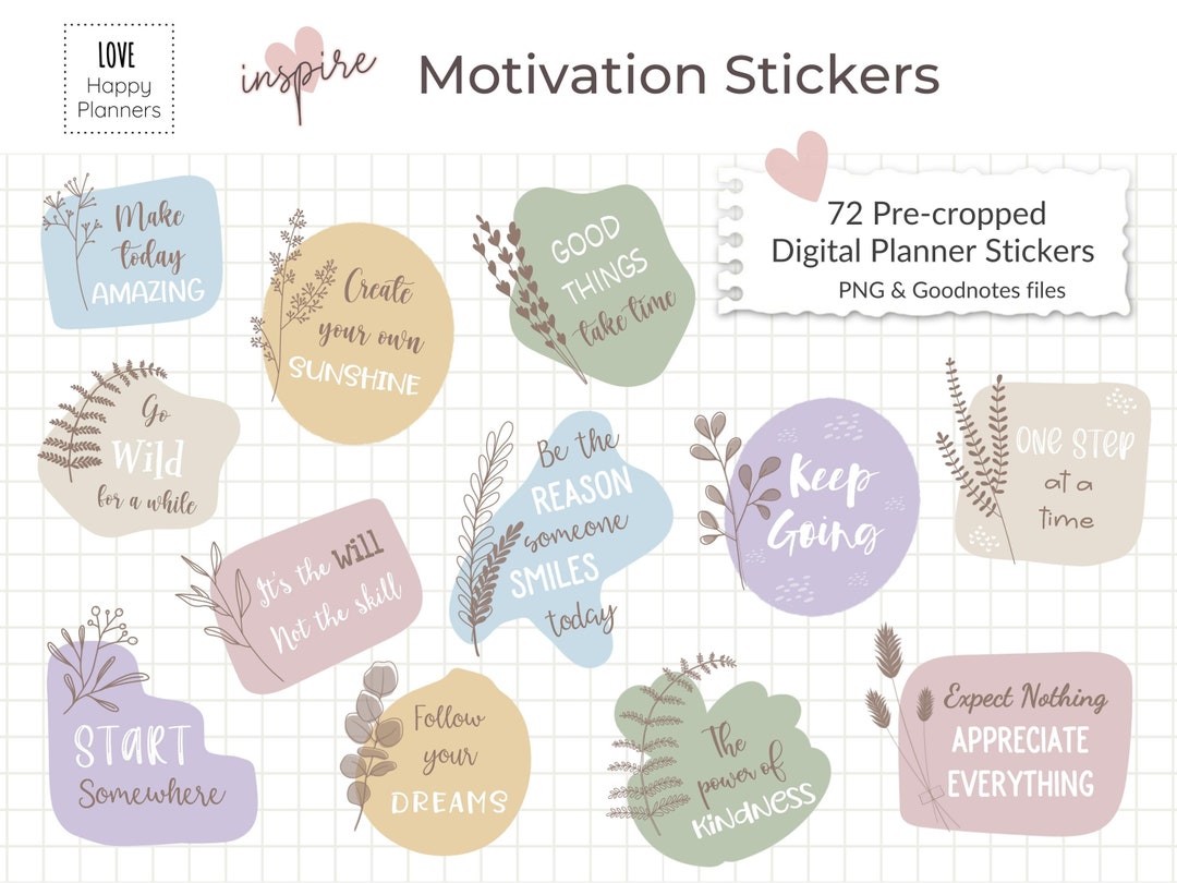 Digital Stickers, Digital Planner Stickers, Digital Stickers Goodnotes ...
