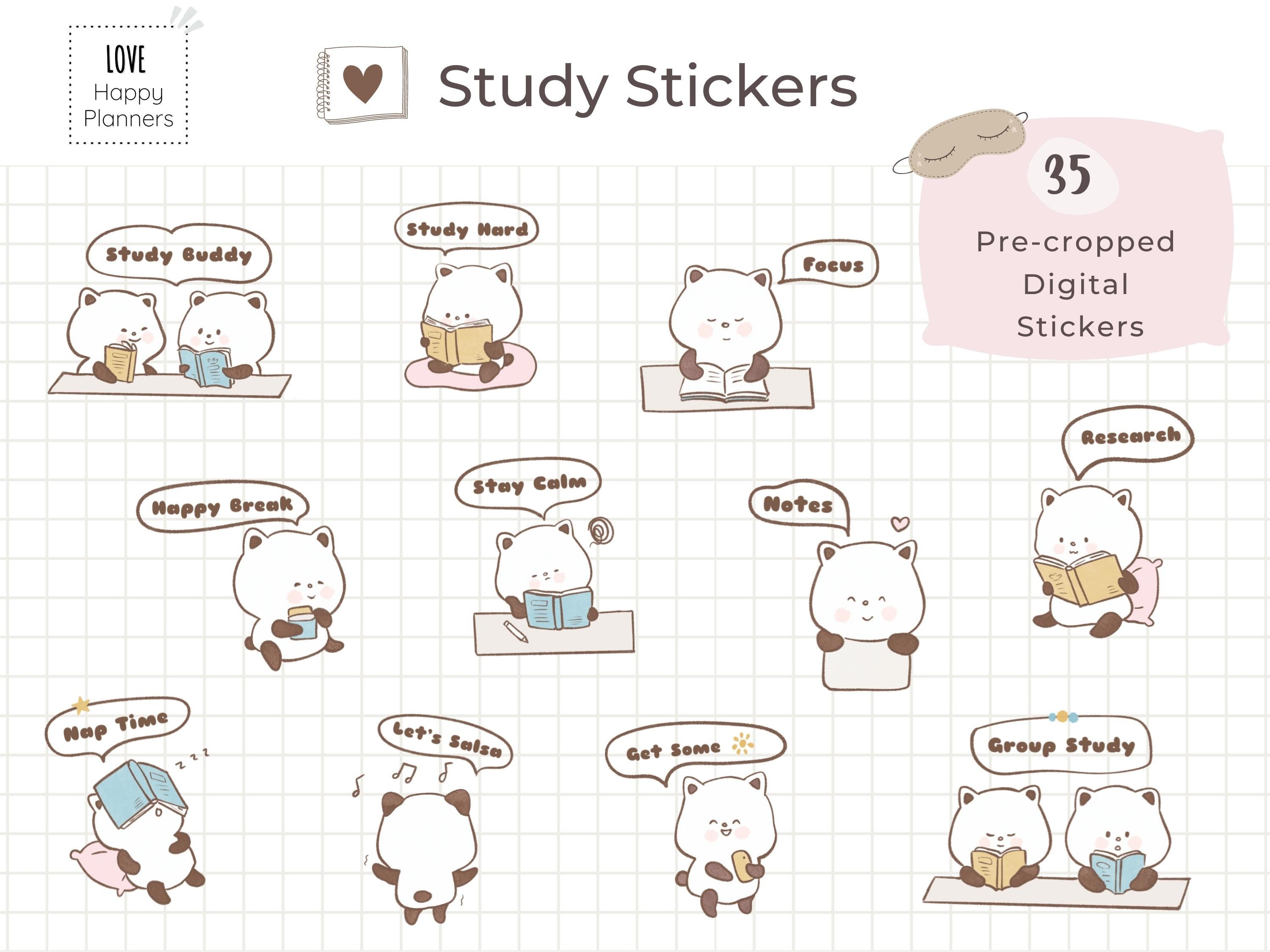 Goodnotes Stickers, Planner Stickers, Pre-cropped Stickers, iPad ...