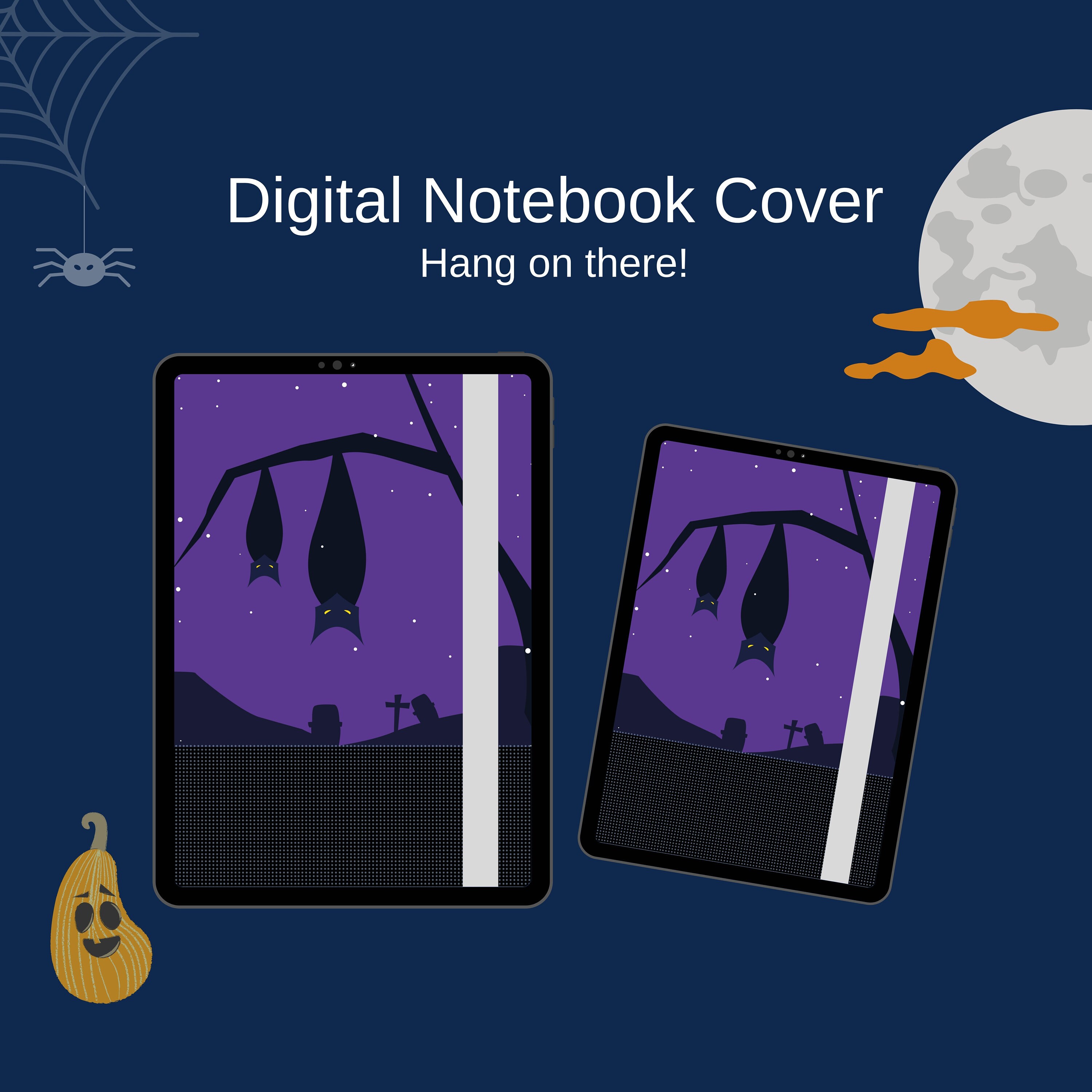 Digital Notebook Cover Goodnotes Cover Halloween Cover - Etsy