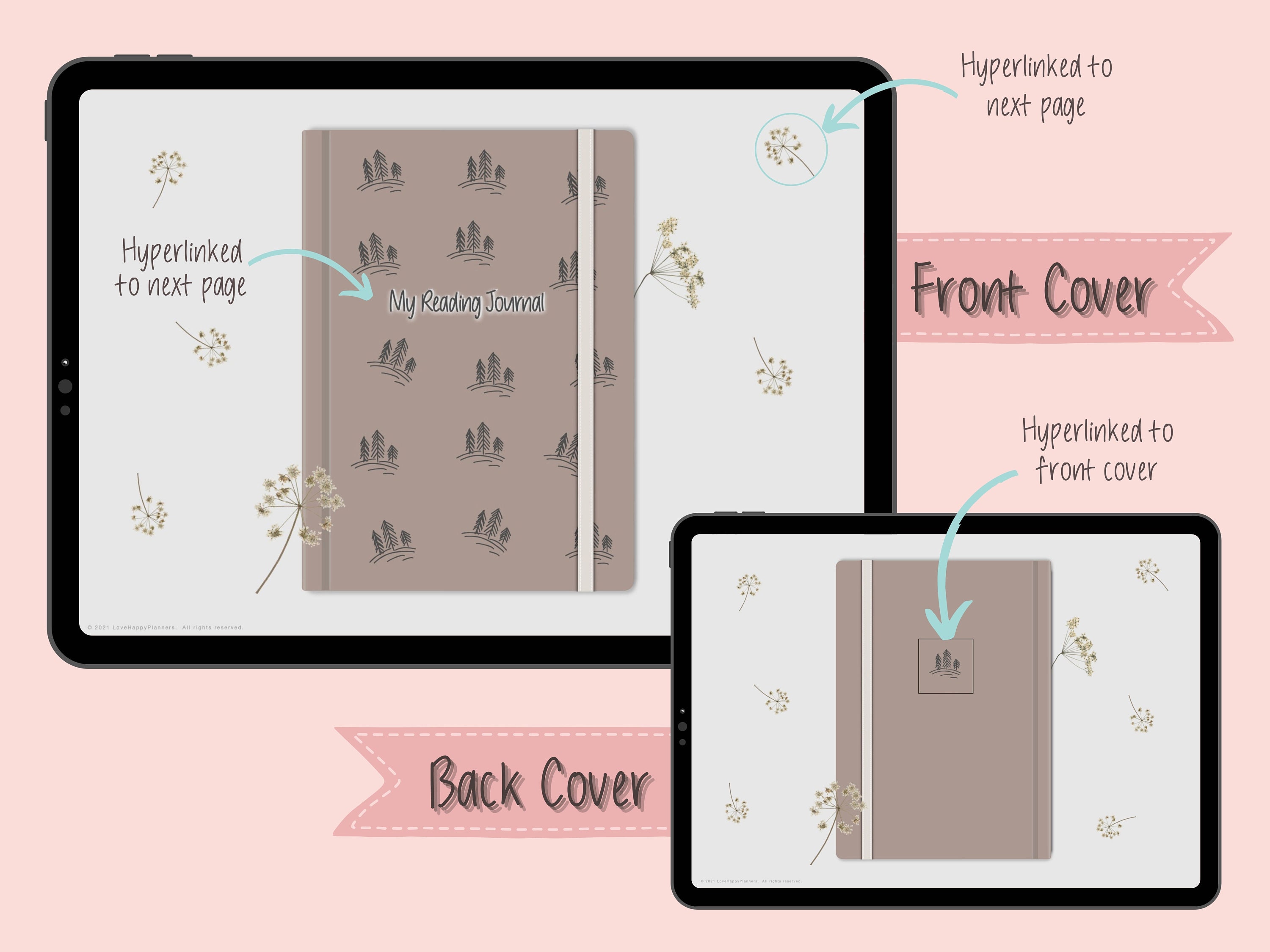 Digital Reading Journal, Reading Planner, Reading Tracker, Reading ...