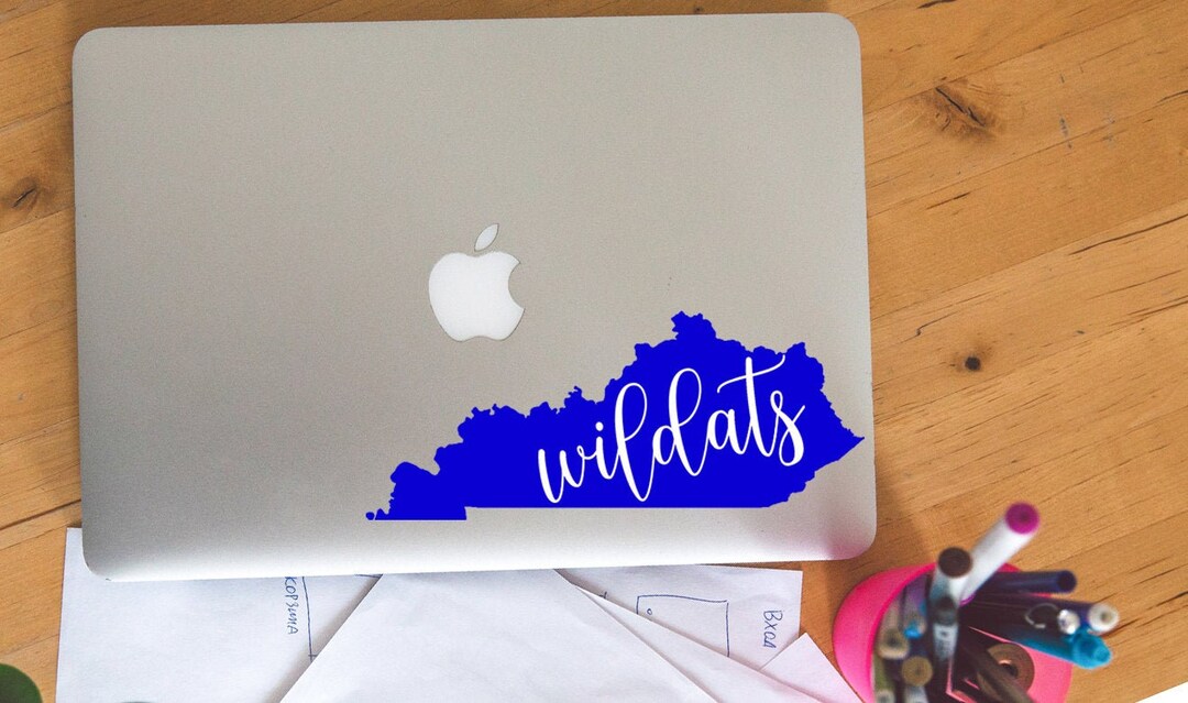 Kentucky Wildcats Script Decal Cars Laptops Phones Planners - Etsy