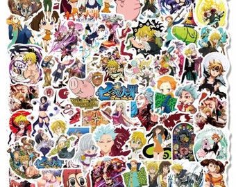 7 Deadly Sins Stickers | Etsy