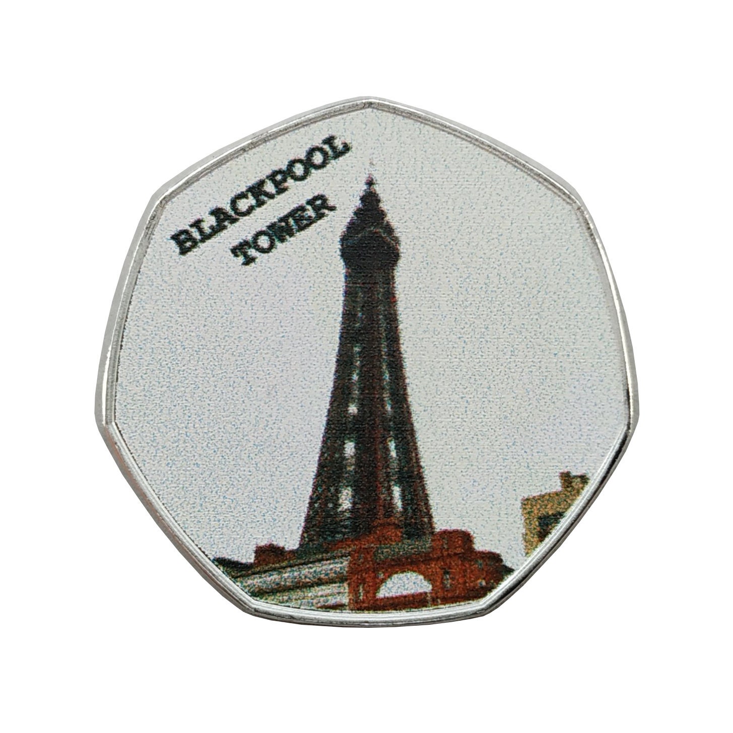Blackpool Tower Commemorative Coin .999 Silver Plated | Etsy UK